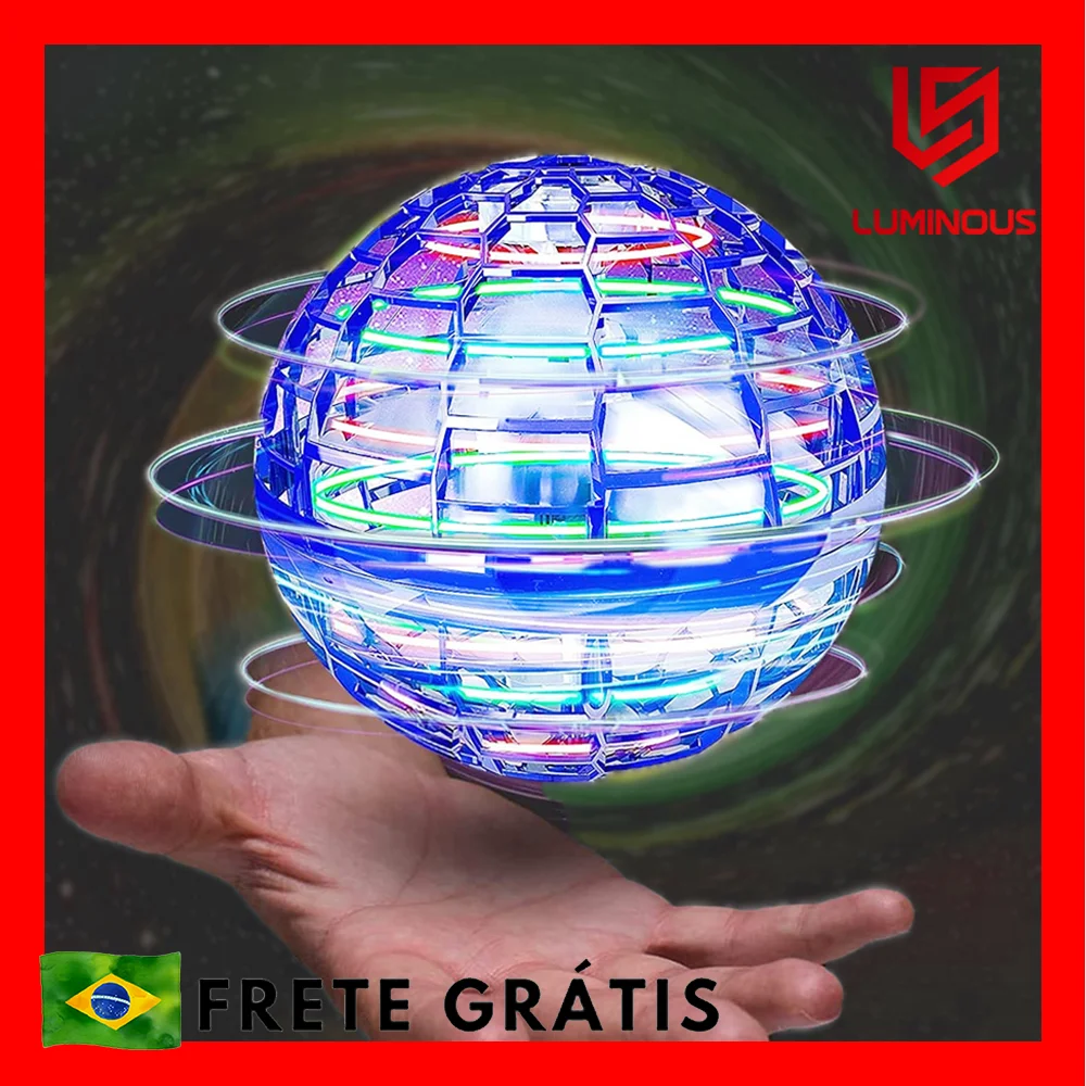 Flynova Pro Bola Que Voa Spinner bola mágica brinquedos crianças Luzes ...