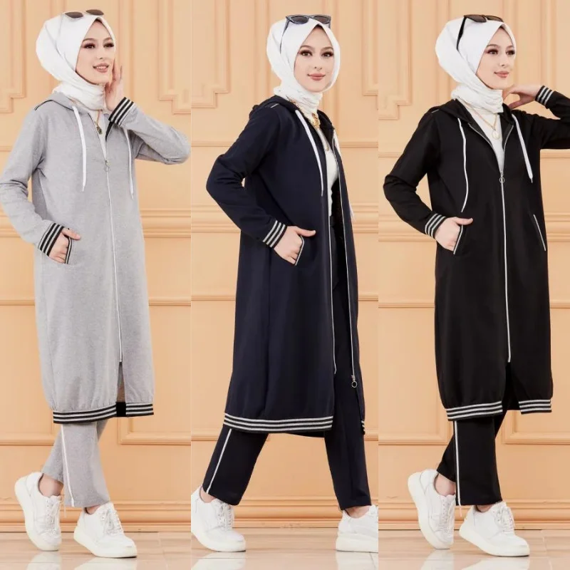 Tracksuit Set 2021season Muslim Fashion Arabia Dubai Fashion Trends 100 ...