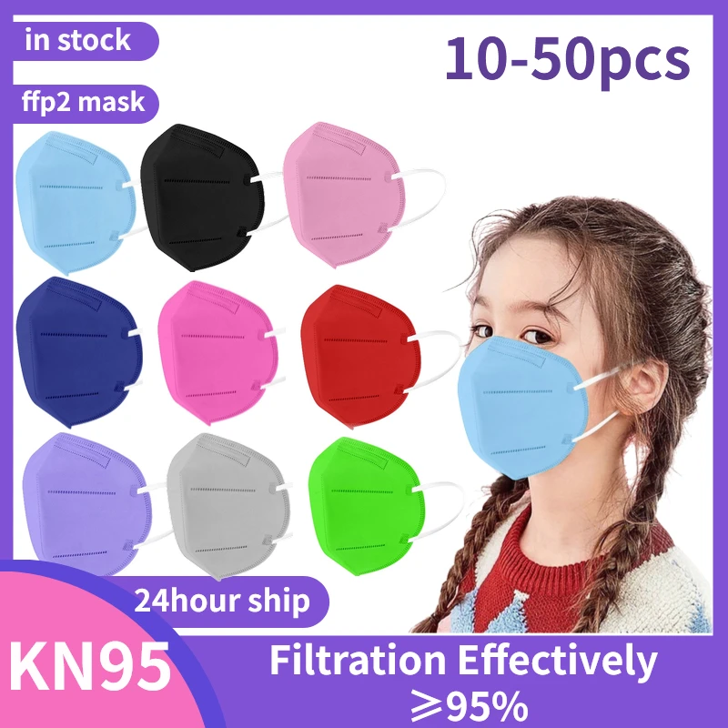 Mascarilla FFP2 reutilizable para niños, máscara con filtro higiénico de 5 capas, PM2.5 ...