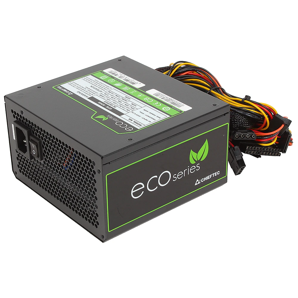 Блок питания Chieftec ECO GPE-600S 600W ATX 2.3 PSU with 12 cm Fan ...