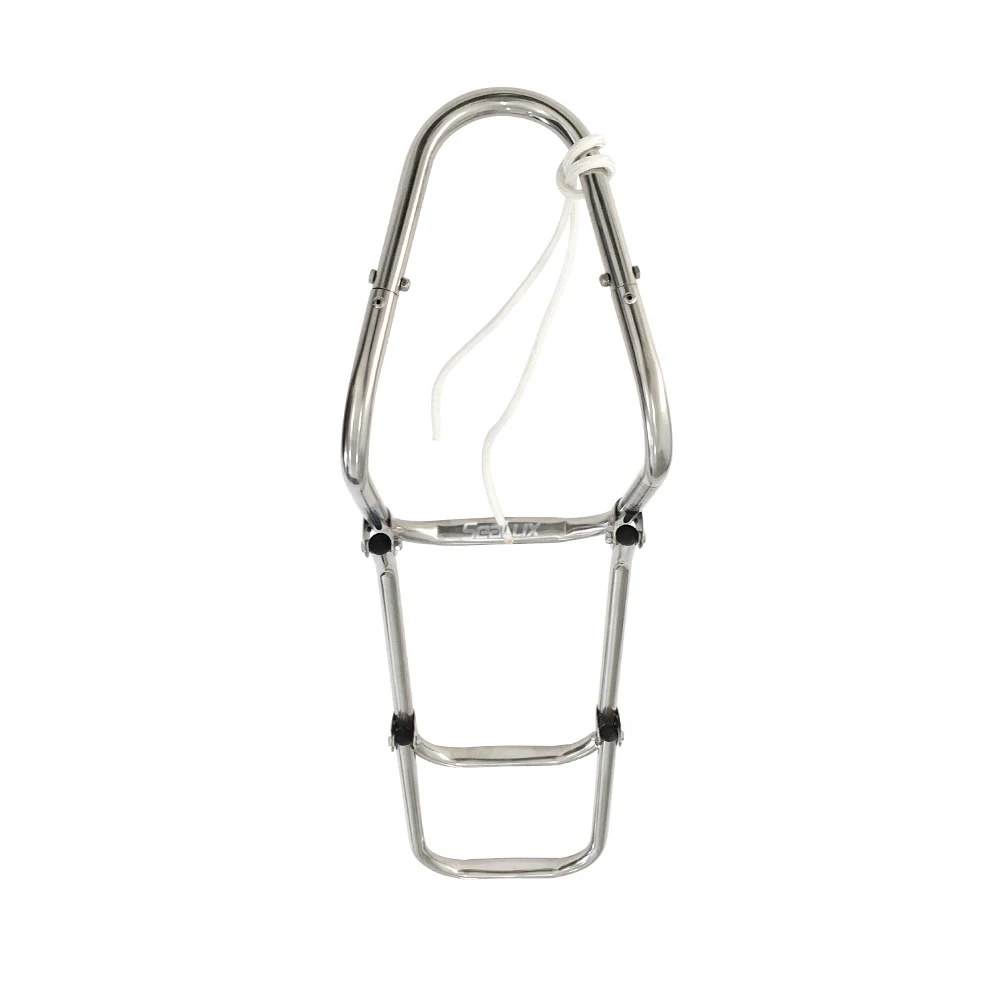 Sealux 3 Steps Inflatable Boat Boarding Ladder with Rope and Shackle ...
