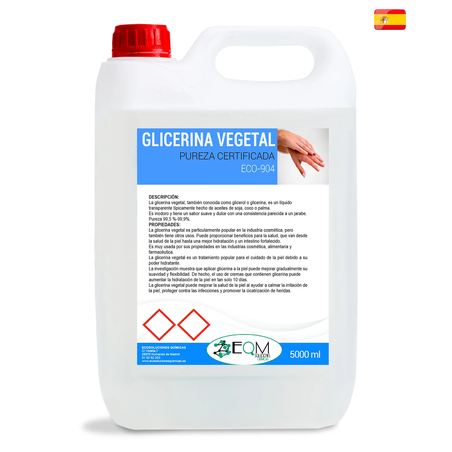 Glicerina-Vegetal-L-quida-Grado-farmac-utico-100-natural-5-L-I-ECO-904 ...