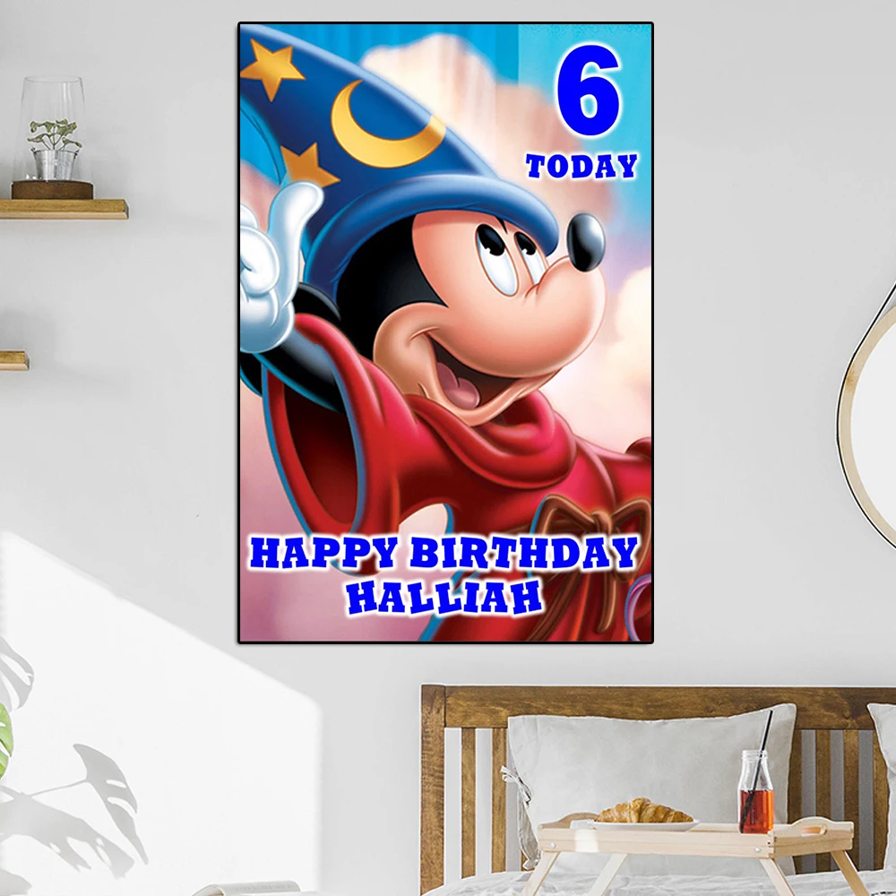 Happy Birthday Mickey Mouse Poster