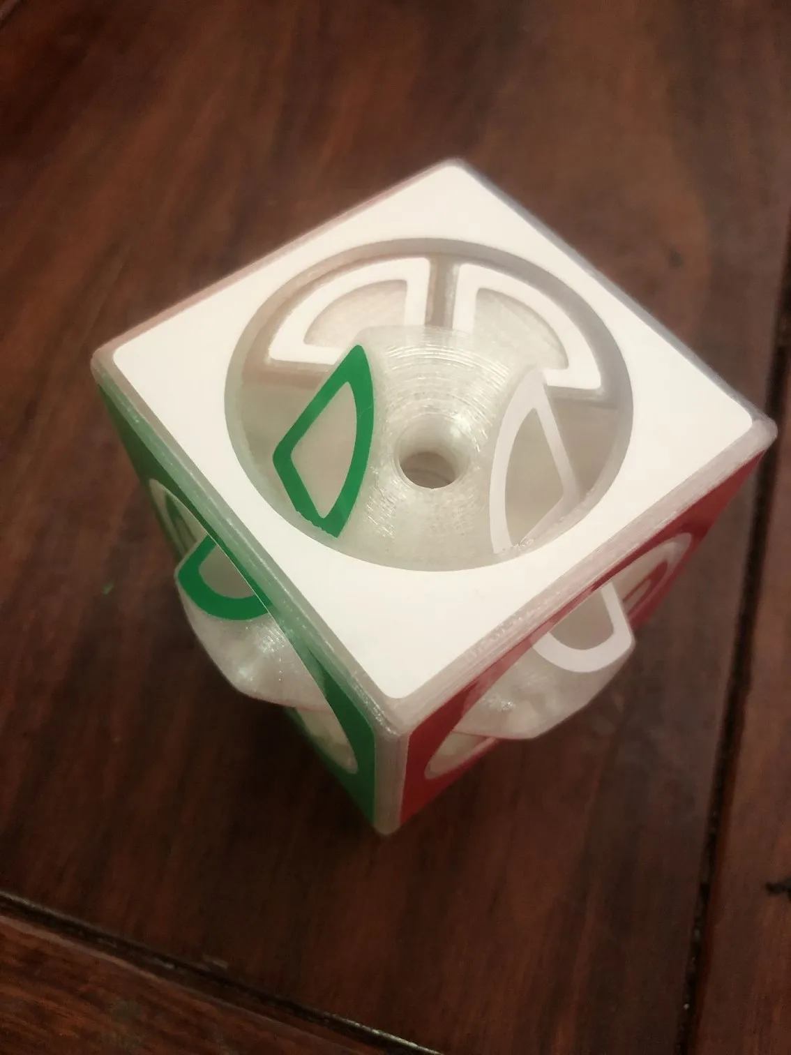 Limcube cubo XO hueco transparente, Color claro, Virtual, 8 ejes ...