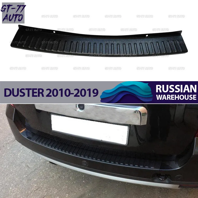 Защитная накладка на задний бампер для Renault Duster 2010- защитный ...