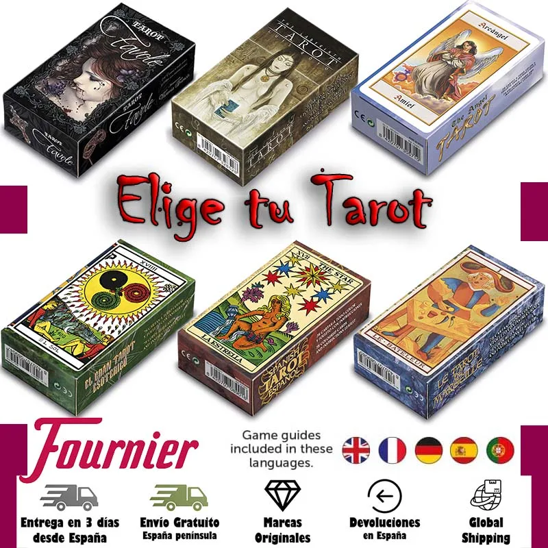 Fournier-deck-tarot-78-cards-Marsella-Spanish-esoteric-Angels-Labyrinth-Luis-Royo-Favole ...