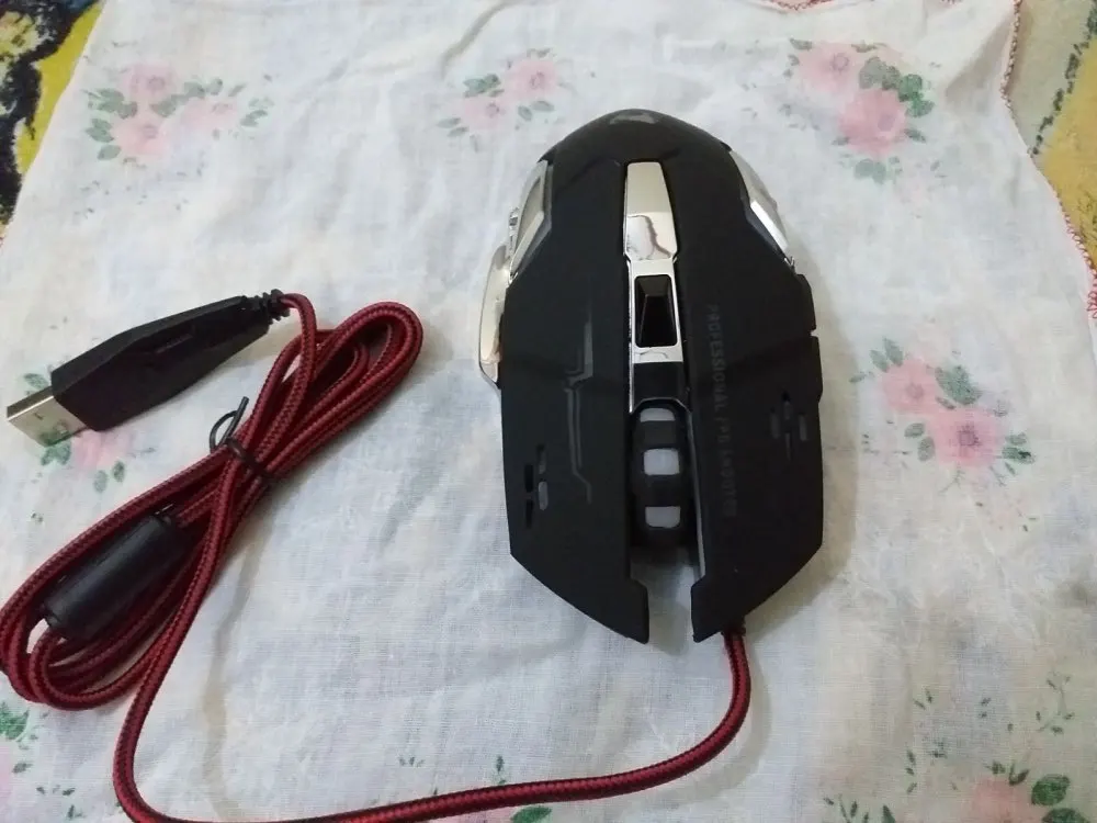 LED Wired Optical Silent Gaming Mouse | Gamer Fuss
