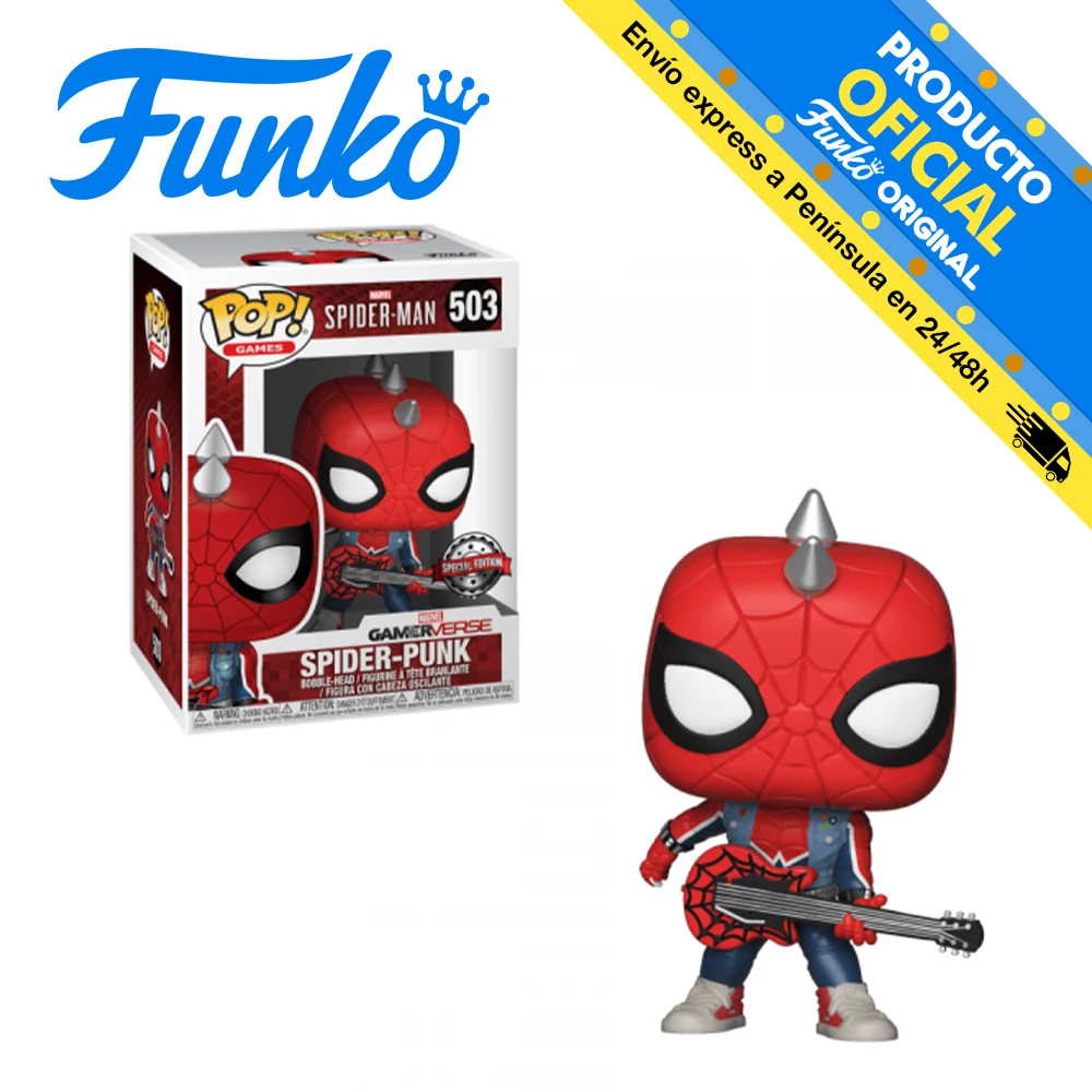 FUNKO-POP-Marvel-s-Spider-Man-Spider-Punk-EXCLUSIVO-N-mero-503 ...