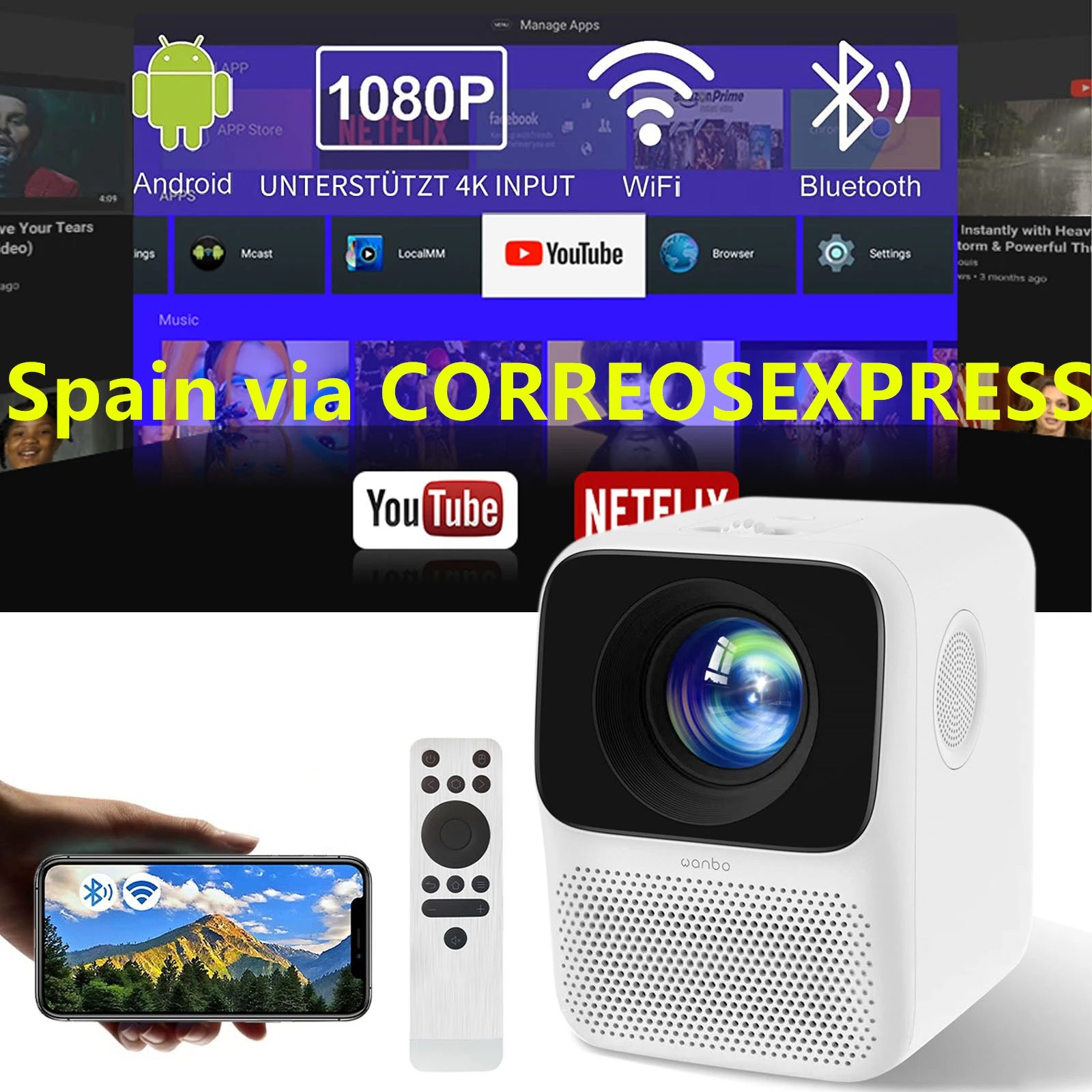 Global-Version-Wanbo-T2-MAX-projector-projector-home-theater-projector ...