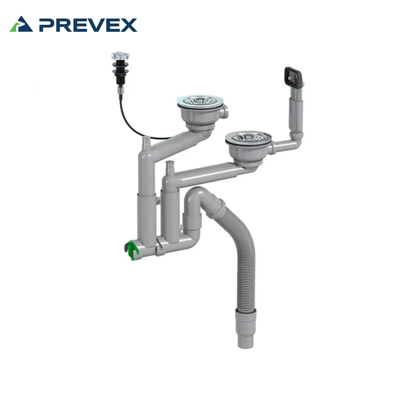 Prevex universal kit smartloc for double kitchen sink dn114 automatic ...