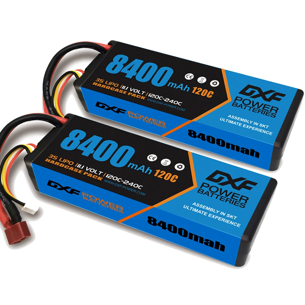 Dxf Lipo 3s 11 1v Battery 8400mah 120c Blue Version Graphene Racing