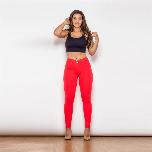 Red Skinny Capris