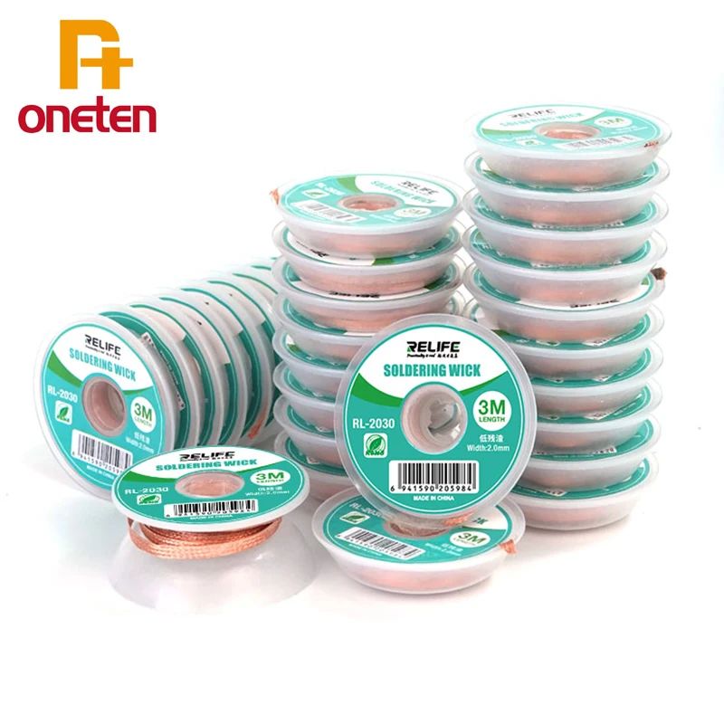 Relife RL 2030 eficiente remoção de estanho fio solda wick desoldering ...