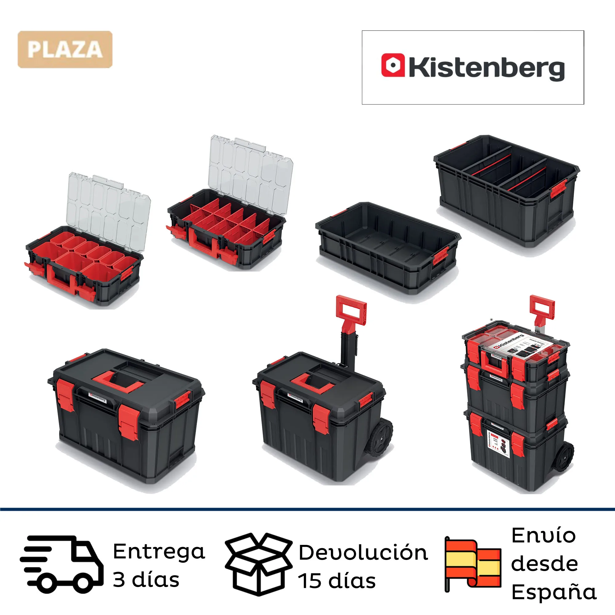 Cestas / Organizadores de herramientas Kistenberg Modular Solution modular system de plastico en ...