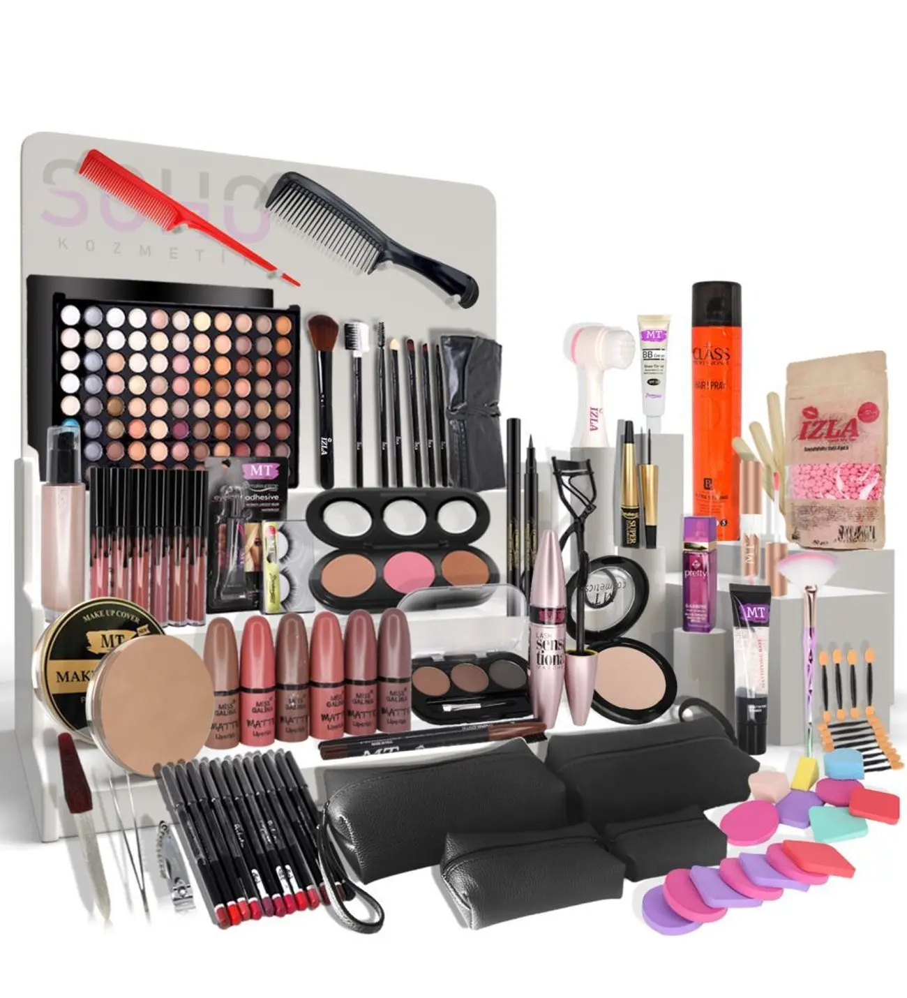 Mega-Makeup-Set-93-pi-ces-peau-de-bl-ensemble-sp-cialement-pr-par-pour ...