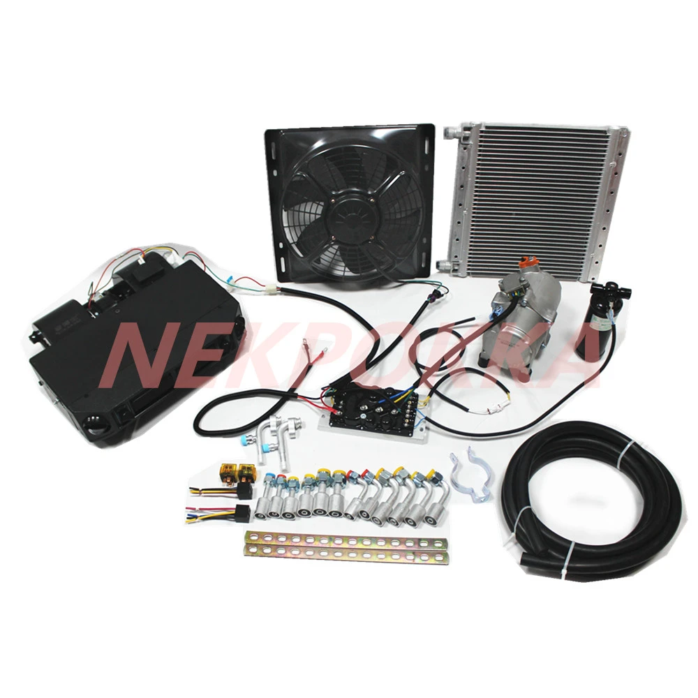 12V 24V electric air conditioning refrigeratio,New energy vehicle ...