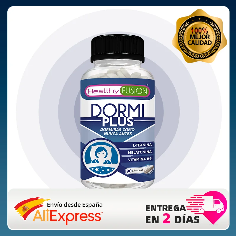 Healthy Fusion | Dormi Plus | Melatonina Pura + L Teanina + Vitamina B6 ...
