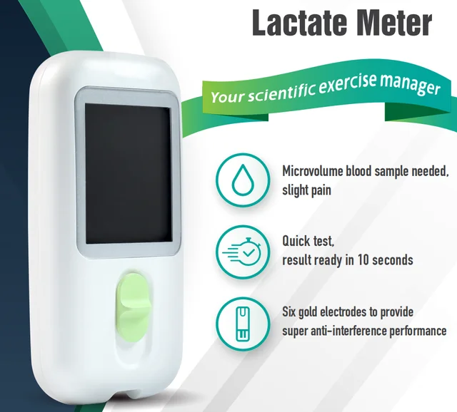 Portable POCT Glucote And Lactate Analyzer Testing Meter, 42% OFF