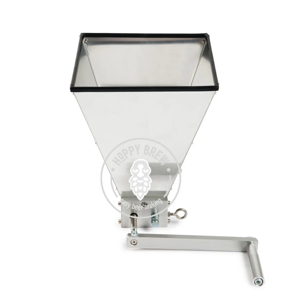 Hoppy Brew 2 Rollers Malt Mill Crusher Grain Mill with wooden Base for ...