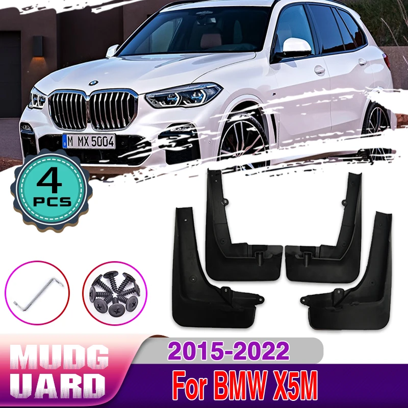 Car Mudguards For BMW X5M M F85 G05 G18 2015~2022 2018 2019 Front Rear ...