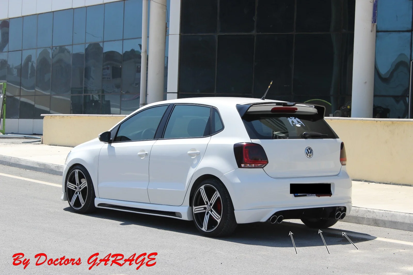 Volkswagen-Polo-MK6-Diffuser-Glossy-Black-ABS-Plastic-Diffuser-Sport ...