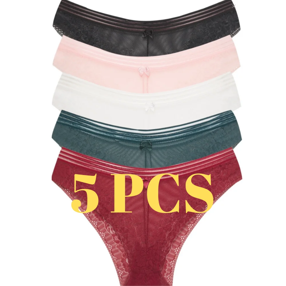 Bragas brasileñas de encaje de algodón para S XL, ropa interior ...