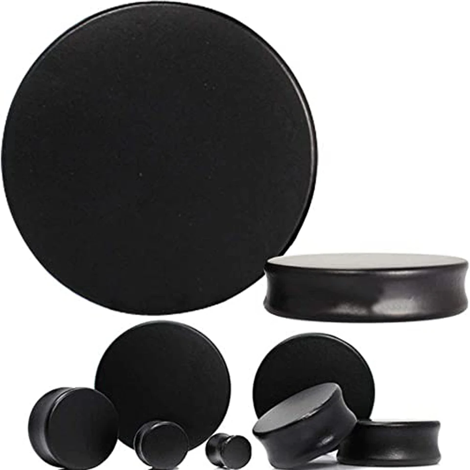 Expansor De Oreja De Silicona Transparente, Tapon De Túnel Hueco