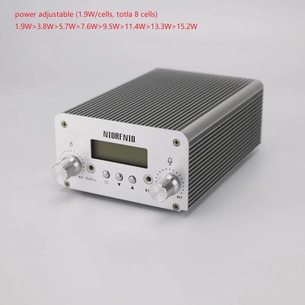 NIO-T15B FM transmitter 15Watt Smart Version CZE-15A ST-15B 15w fm ...
