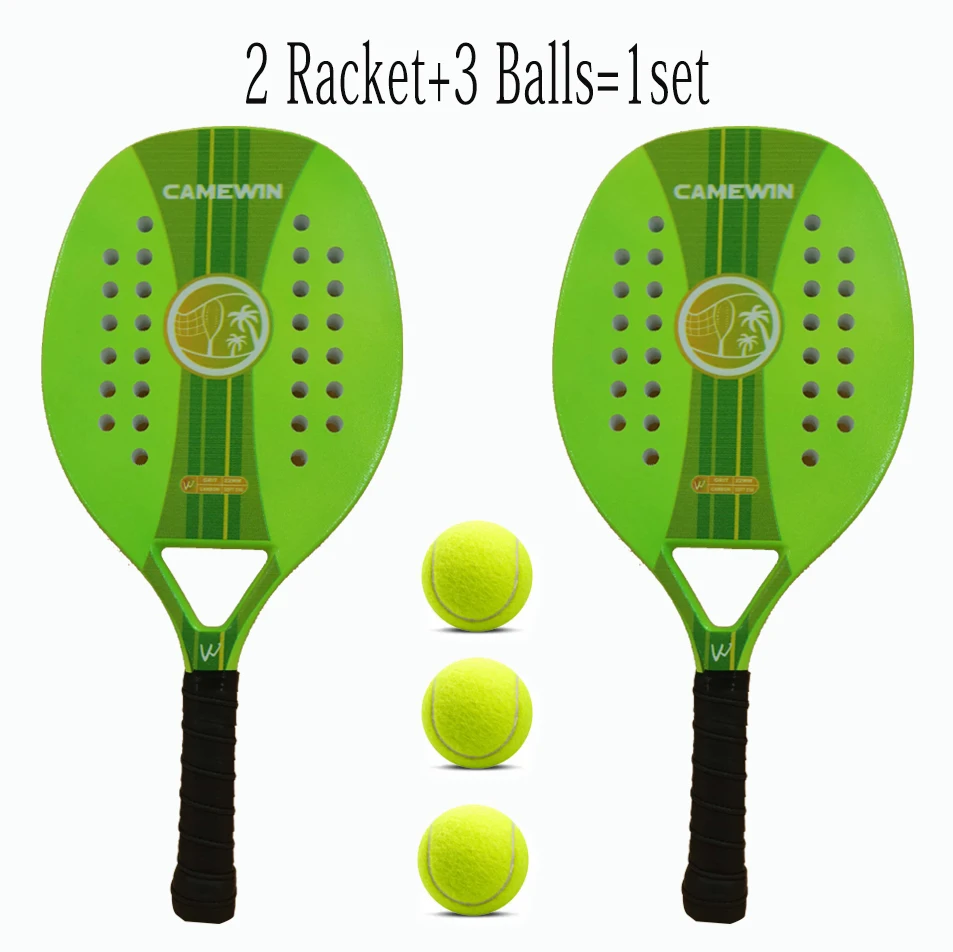 Raquette-de-Tennis-de-plage-professionnelle-en-Fiber-de-carbone-antid ...