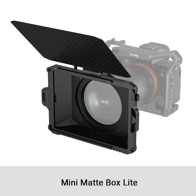 SmallRig Mini Matte Box Pro Mini Follow Focus Protection Against Glare and Flare Upgraded Quick ...