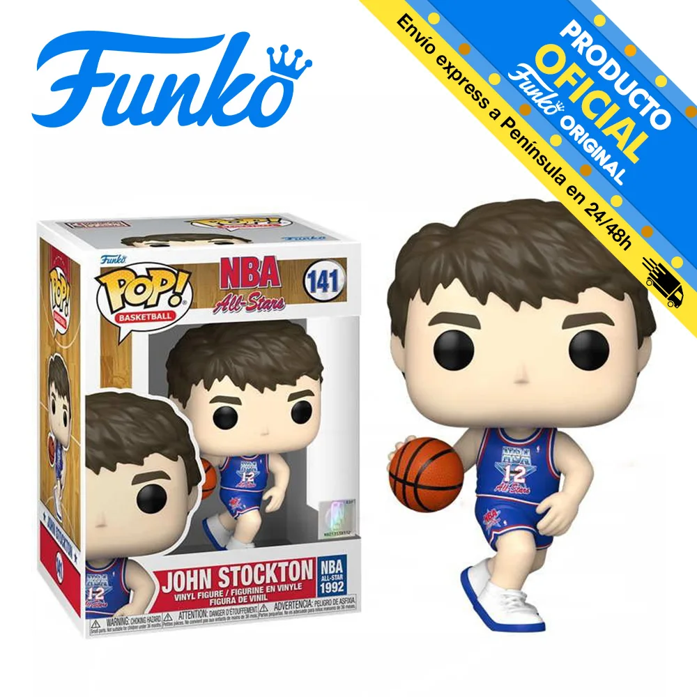 Funko Pop! Nba All-stars - 12 John Stockton, Reference 59370, Number ...