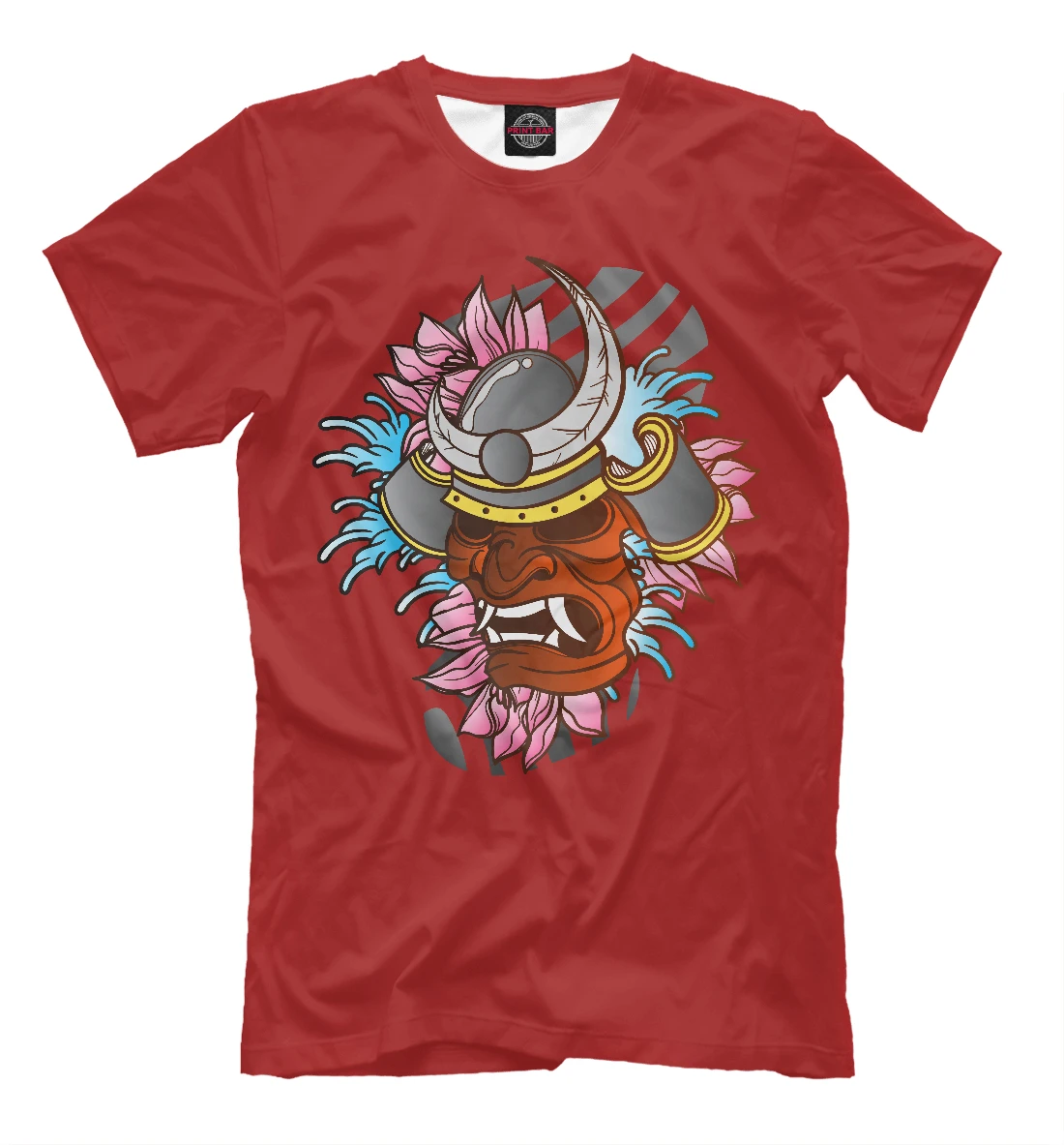 T shirt Japanese samurai mask (samurai)|T-Shirts| - AliExpress
