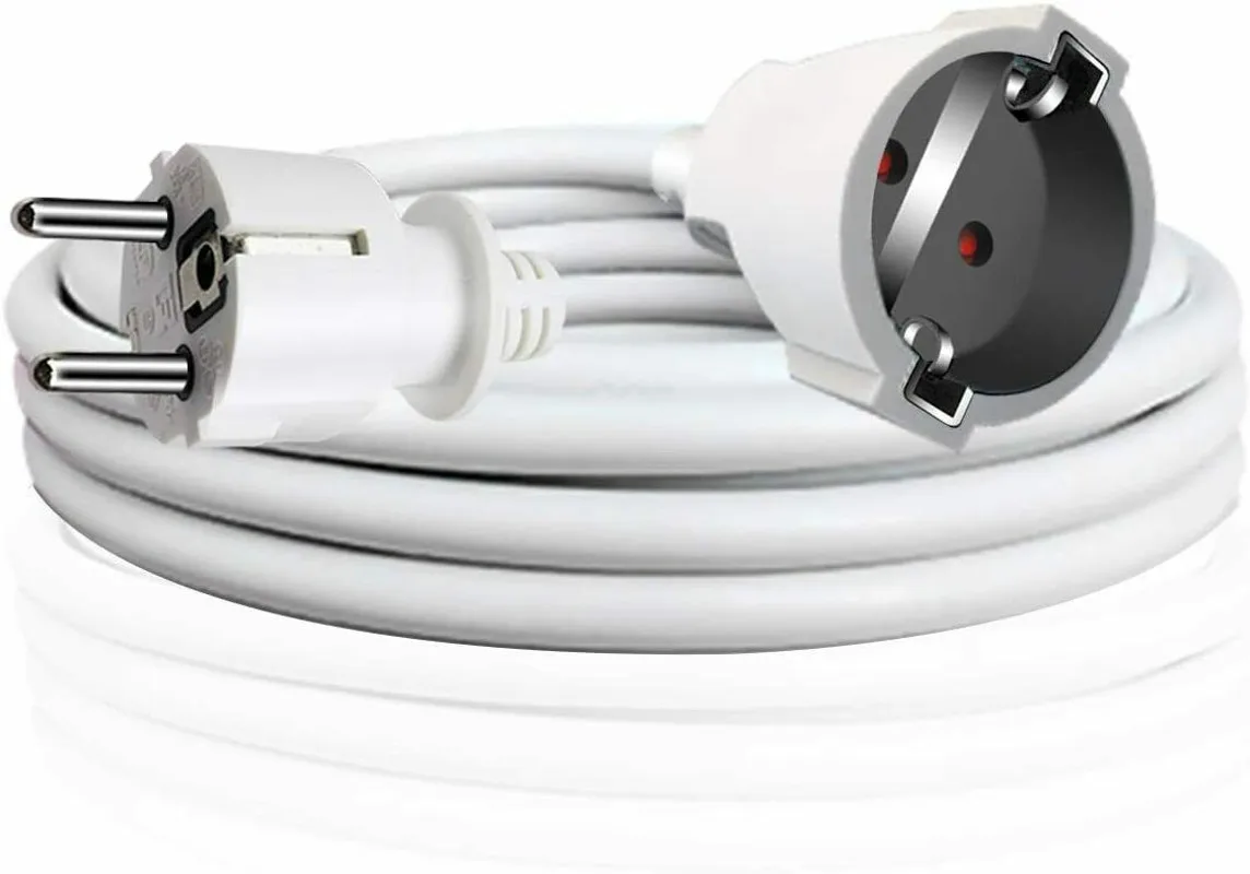 Cable-alargador-blanco-de-enchufe-electrico-Extensible-con-PROTECCI-N-2 ...