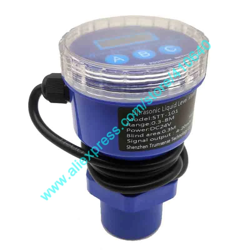 Range 1 to 8 m 4 to 20mA Integrated Small Blind Area LED Display ...