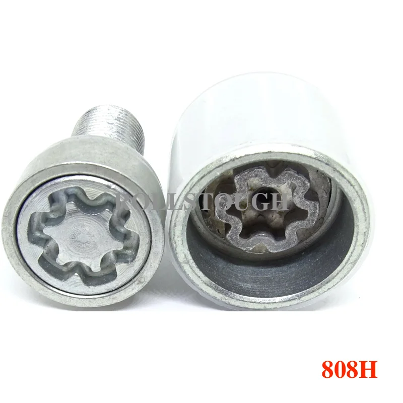 For Audi Wheel Locking Nut Bolt Key Hex 17mm Code Letter "h" + Locking ...