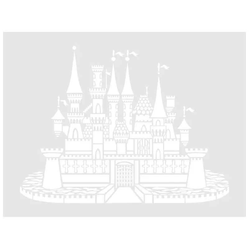 Disney Castle Stencil For Walls