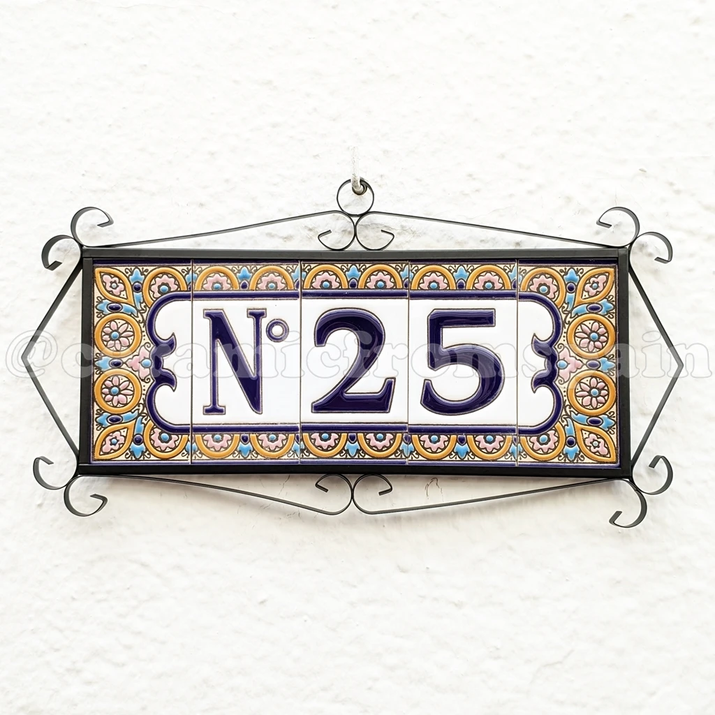 Plaque numéro maison céramique - Plaque-Numero-Maison.fr