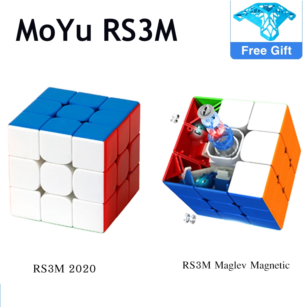 Moyu Rs3m Magnetic 3x3x3 Maglev Magic Cube Speed Cube Puzzle Moyu 3rs3 ...