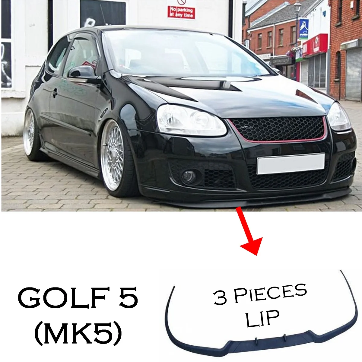 For-VW-Golf-5-MK5-Bumper-Lip-R32-GTI-Car-Accessories-Automotive ...
