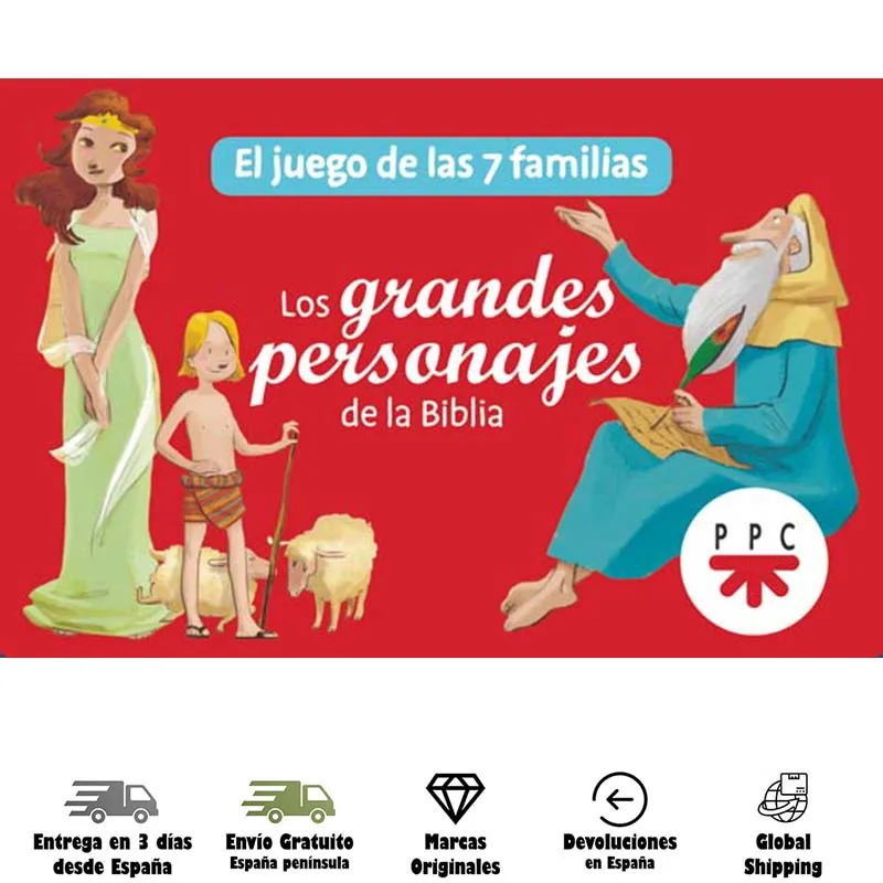 Card-deck-Great-Bible-characters-table-game-playing-7-families-Old-and ...