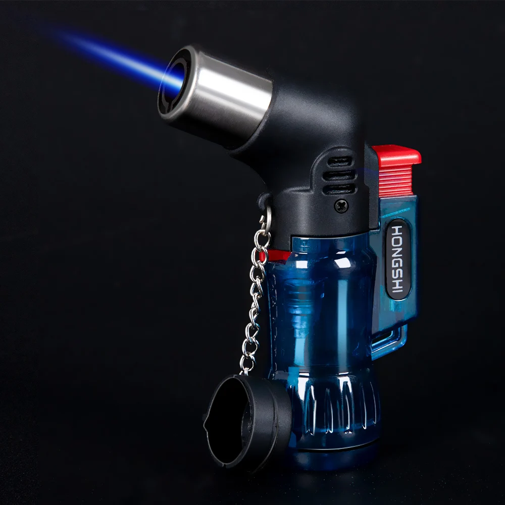 Mini Gas Turbo Burner Windproof BBQ Ignition Refillable Butane Jet ...