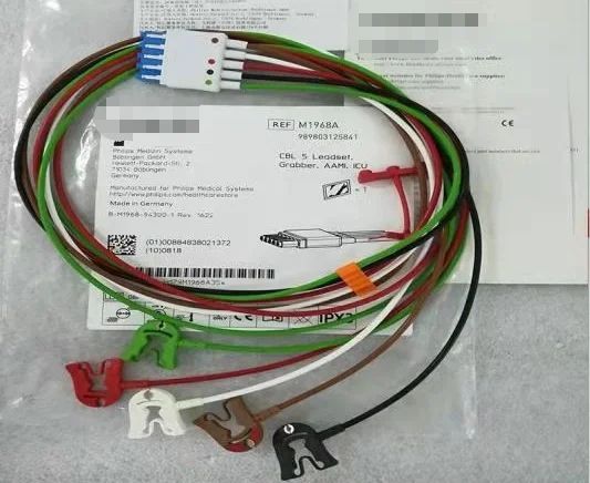 M1968A CBL 5 Leadset Grabber AAMI ICU (New,Original)|Home Automation ...
