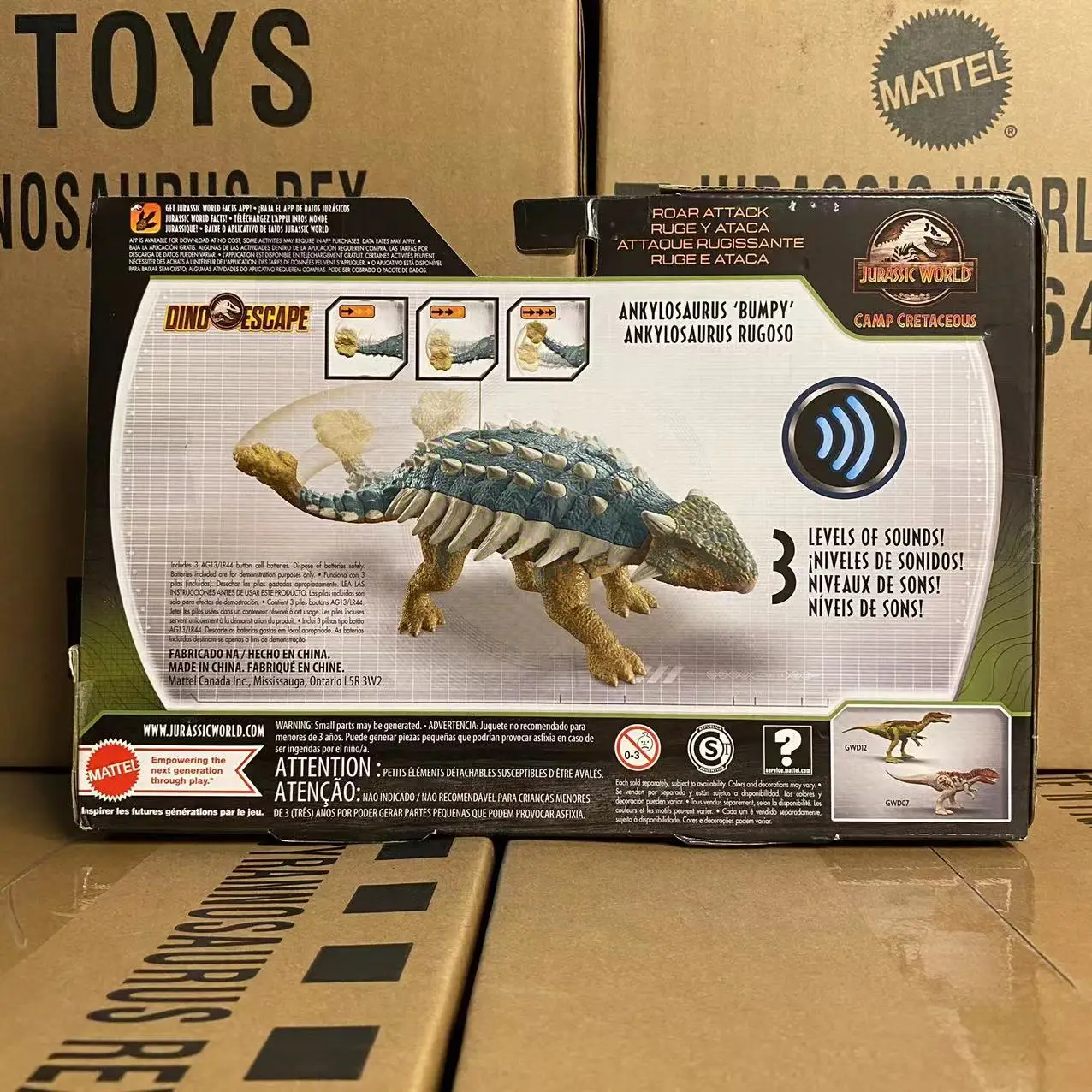 Ankylosaurus Jurassic Park Toy