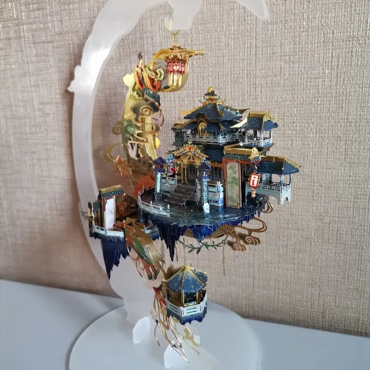3D Metal Puzzle Moon Palace model Kits PM2 – YEECHOP
