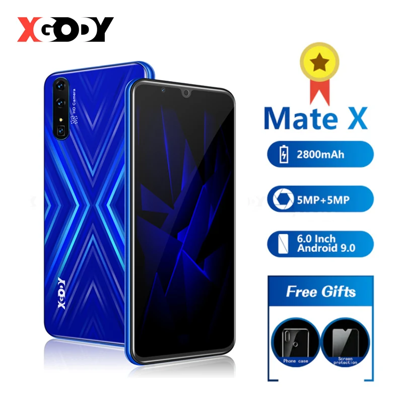 Xgody companheiro x celular smartphone android 9.0 mtk6580 2gb 16gb ...