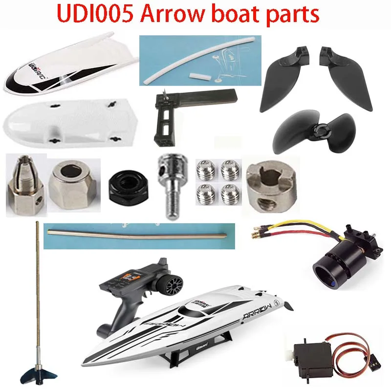UDI005-brushless-RC-boat-Parts-Propeller-brushless-motor-servo-Receiver ...