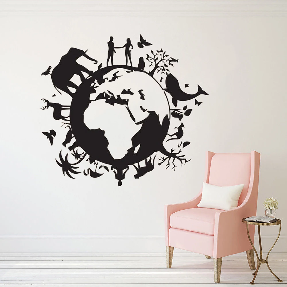 Earth Planet Wall Decals