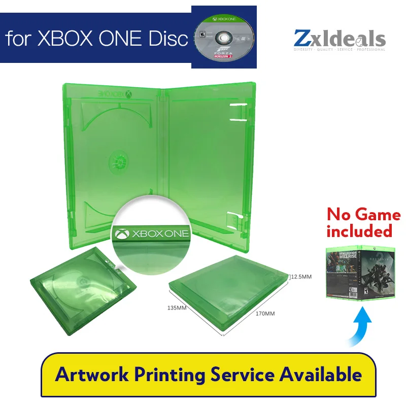 Funda-de-repuesto-para-juego-XBOX-ONE-Caja-Verde-de-repuesto-de-un-solo ...