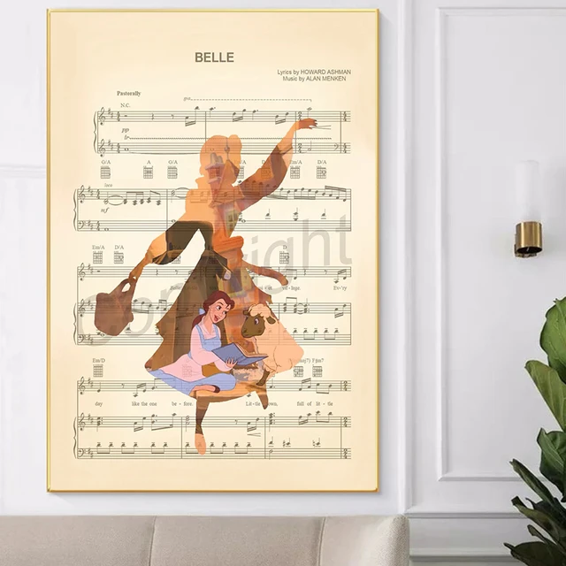 Beauty And The Beast Broadway Poster Belle