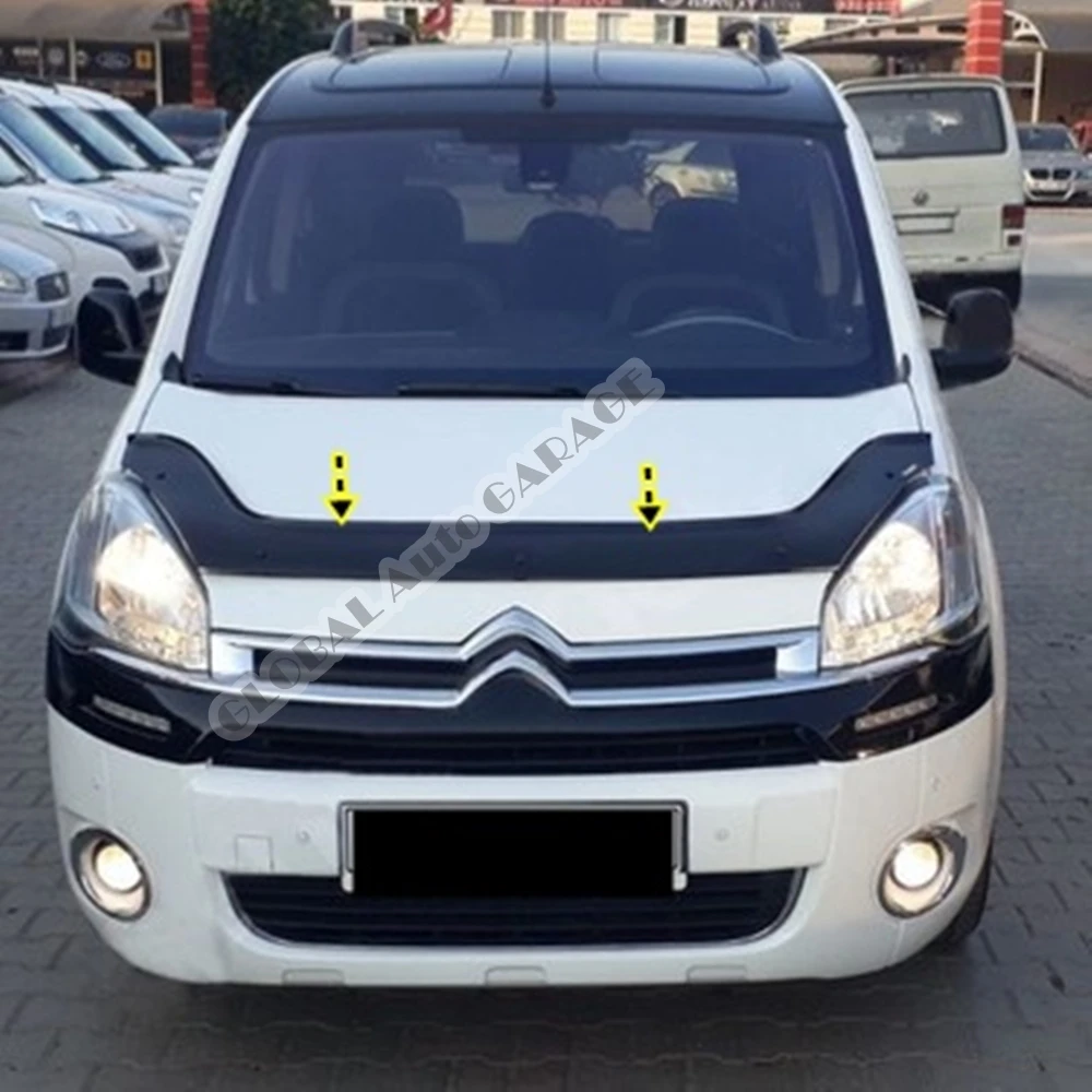 For Citroen Berlingo 2008-2018 Front Bug Shield Hood Deflector Guard ...